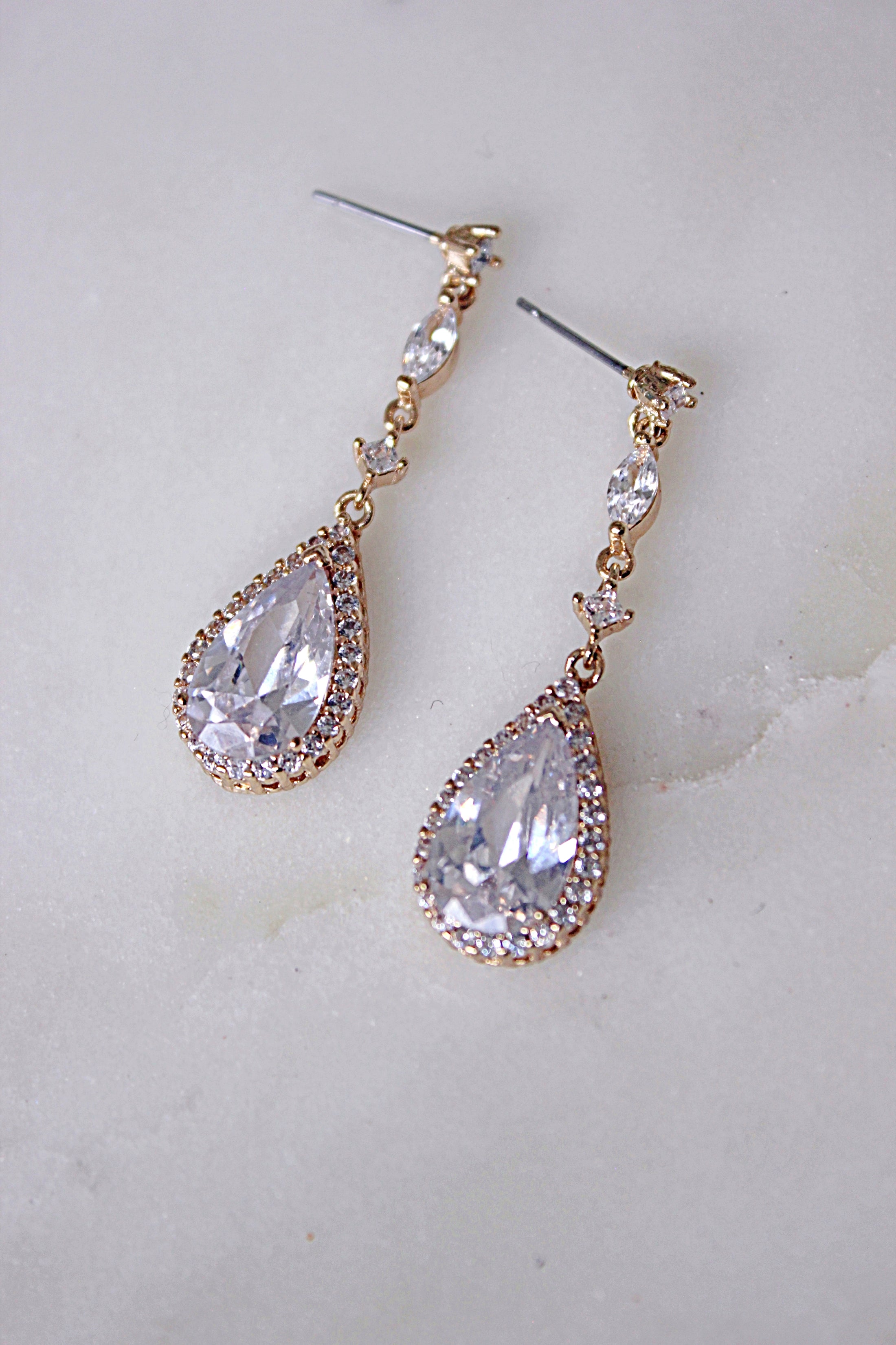BIJOU EARRINGS - GOLD – Camilla Christine